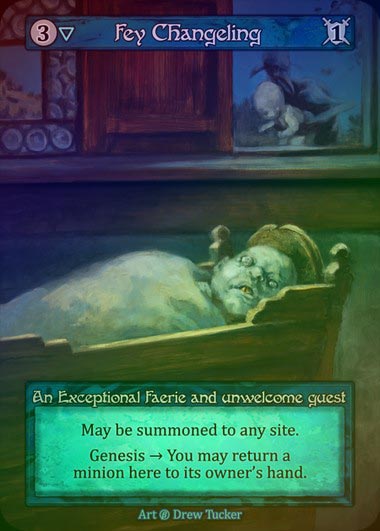 TCG専門店 蓮屋 MtG & FaB & GA / 【FOIL】[Water] Fey Changeling [beta-Exceptional]