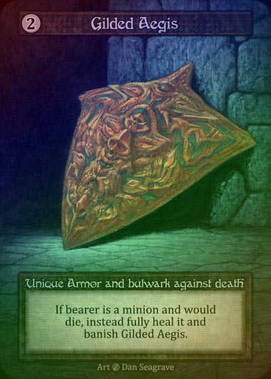 TCG専門店 蓮屋 MtG & FaB & GA / 【FOIL】[Artifact] Gilded Aegis [beta-Unique]
