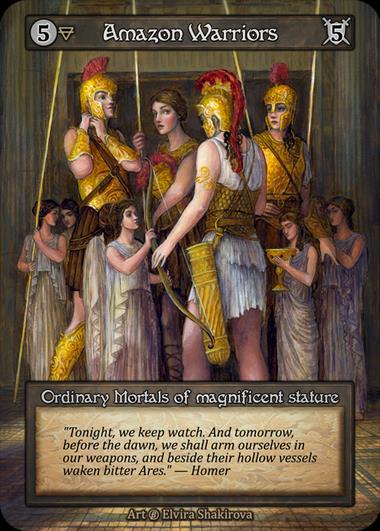 TCG専門店 蓮屋 MtG & FaB & GA / [Earth] Amazon Warriors [beta-Ordinary]
