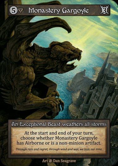 TCG専門店 蓮屋 MtG & FaB & GA / [Earth] Monastery Gargoyle [beta-Exceptional]
