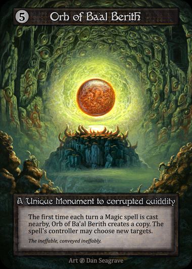 TCG専門店 蓮屋 MtG & FaB & GA / [Artifact] Orb of Ba’al Berith [beta-Unique]