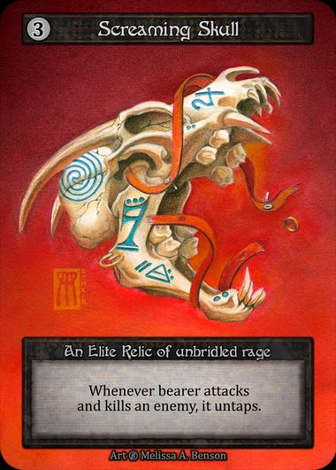 TCG専門店 蓮屋 MtG & FaB & GA / [Artifact] Screaming Skull [beta-Elite]