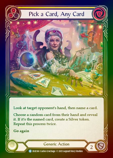 MtG & FaB 専門店 蓮屋 / 【FOIL】[Generic] Pick a Card, Any Card [EVR168-R ...