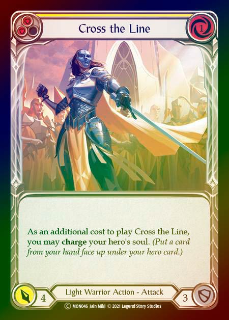MtG & FaB 専門店 蓮屋 / 【FOIL】[Light Warrior] Cross the Line [U-MON046-C ...
