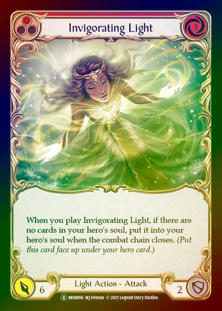MtG & FaB 専門店 蓮屋 / 【FOIL】[Light] Invigorating Light [U-MON066-R] (red ...