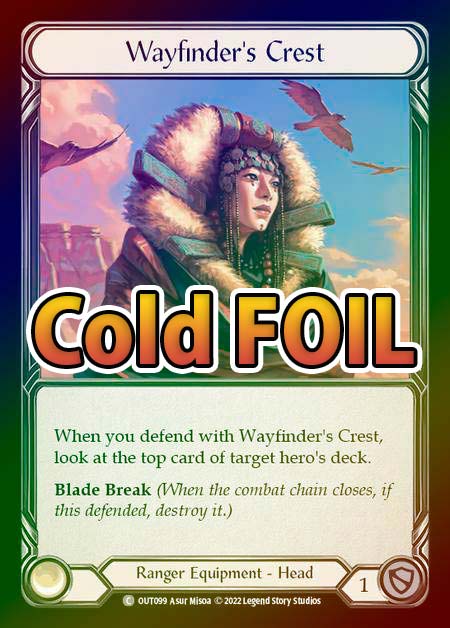 MtG & FaB 専門店 蓮屋 / 【FOIL】[Ranger] Wayfinder's Crest [OUT099-C] Cold Foil
