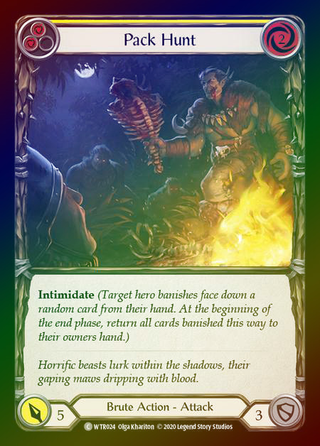 MtG & FaB 専門店 蓮屋 / 【FOIL】[Brute] Pack Hunt [U-WTR024-C] (yellow ...